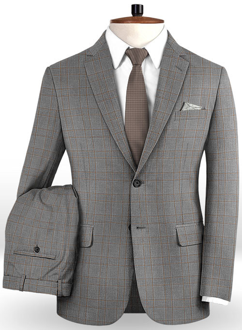 Bespoke Checker Men Suits | Classic Two Pieces Tuxedo Online | Allaboutsuit